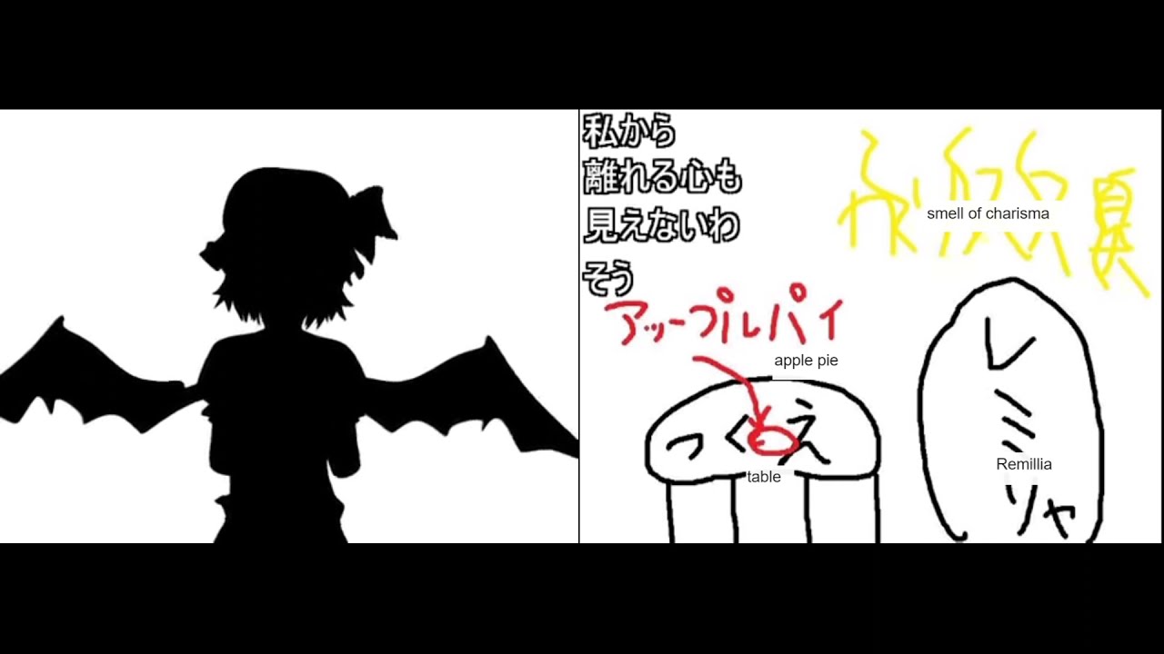 Bad Apple!! Storyboard Compared to The Shadow Art PV (Includes ...