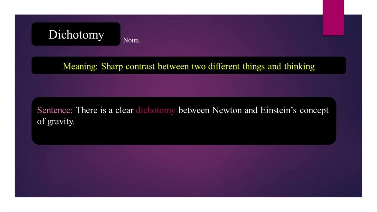 Dichotomy And Dichotomous Meaning In Urdu Hindi YouTube dichotomy-and-dichotomous-meaning-in-urdu-hindi-youtube
