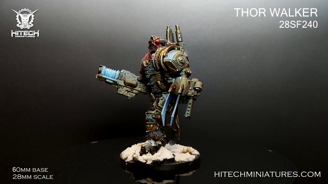 Hitechminiatures - THOR WALKER painted - YouTube