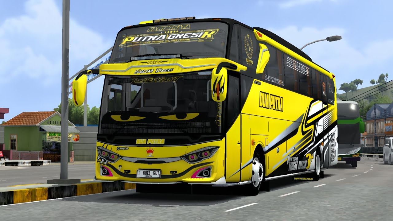 SHARE LIVERY BUS DUA PUTRA UPDATE MOD MN X AE Art. Bussid - YouTube