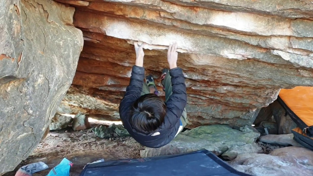 Kim Donghyuk, Fragile Steps(8A+/B) and Caroline(7C+), Rocklands - YouTube
