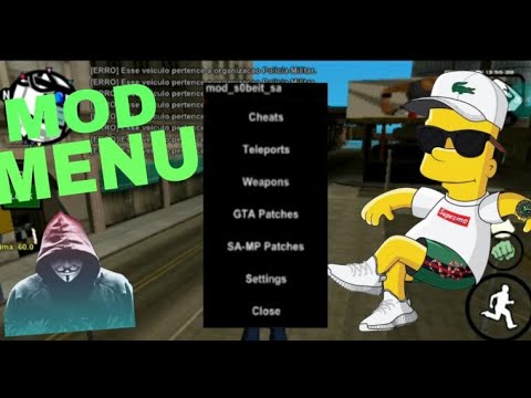 GTA SAMP MOD MENU PARA MOBILE ( ATULIZADO 2021) SOIBET V7 - YouTube