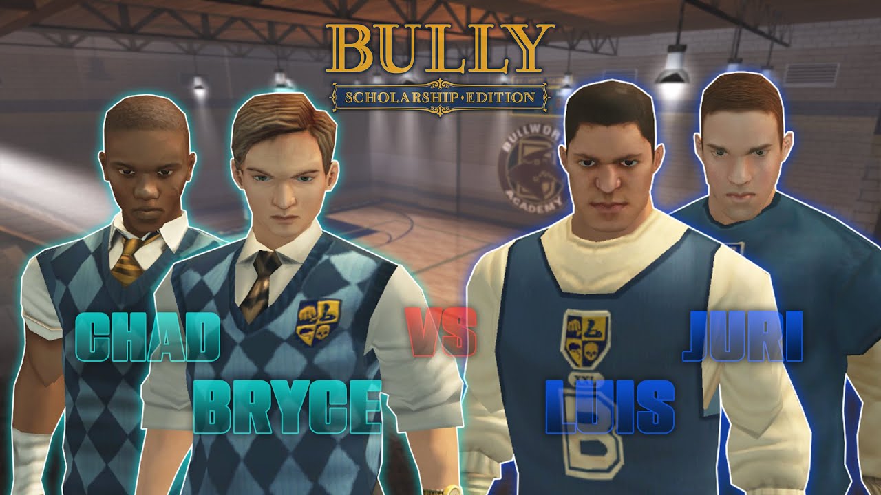 Bully SE: Bryce & Chad (Preps) VS Luis & Juri (Jocks) - YouTube