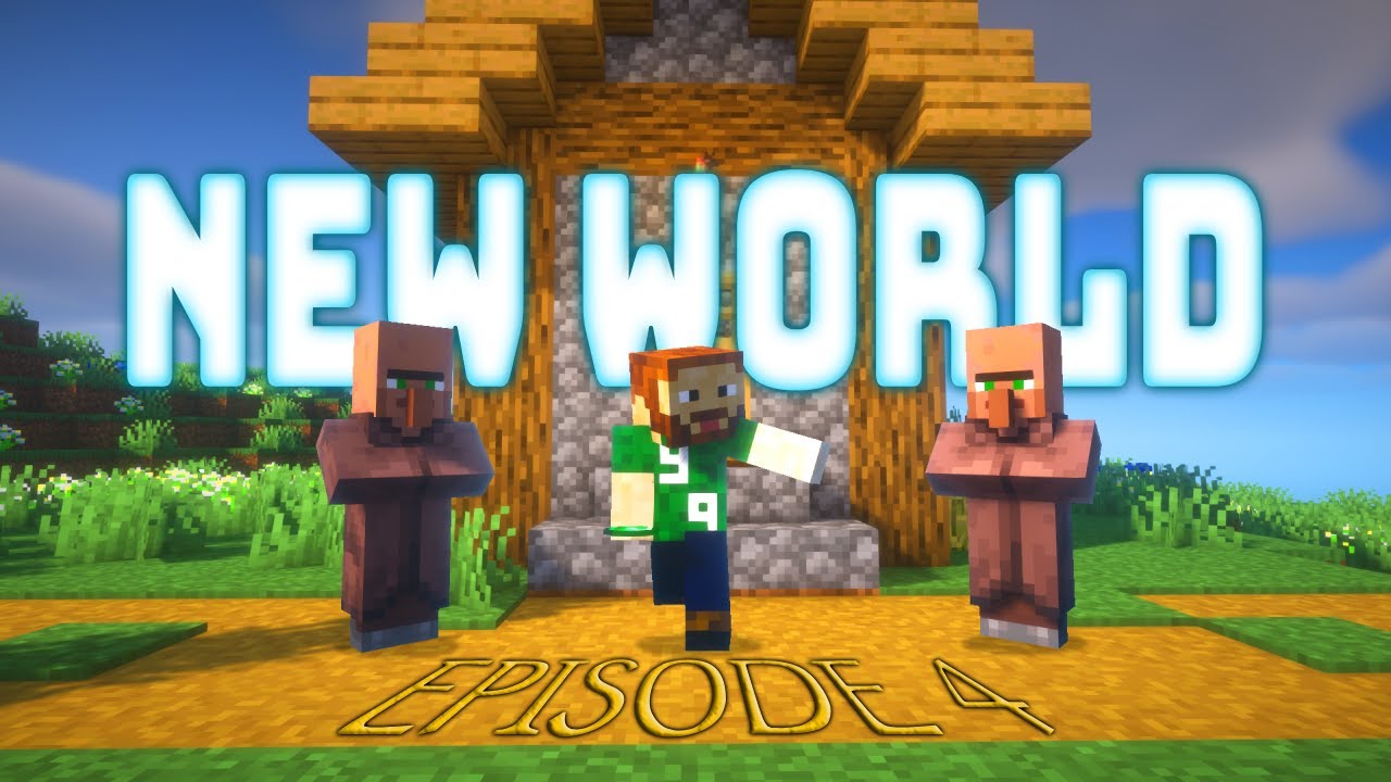 How I Made A Villager ARMY... | New World SMP Episode 4 - YouTube