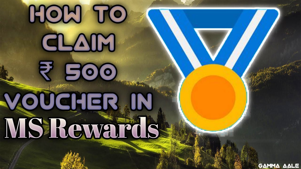 How to claim ₹500 Gift card from MS REWARDS | Microsoft Reward Gift ...