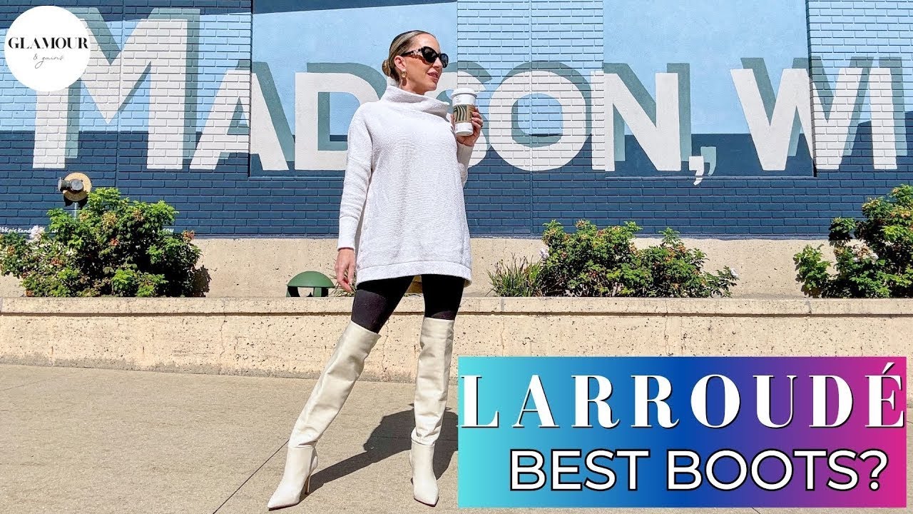 Best Over the Knee Boots? Larroude Kate & Kate High Boots Review & 50% OFF SALE - YouTube