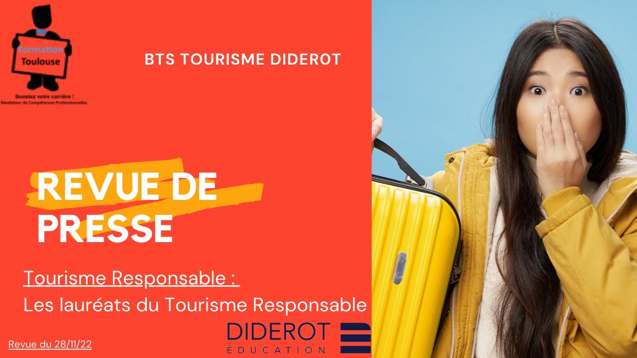 BTS Tourisme : Revue de presse du 28/11/22 Lauréats Tourisme ...