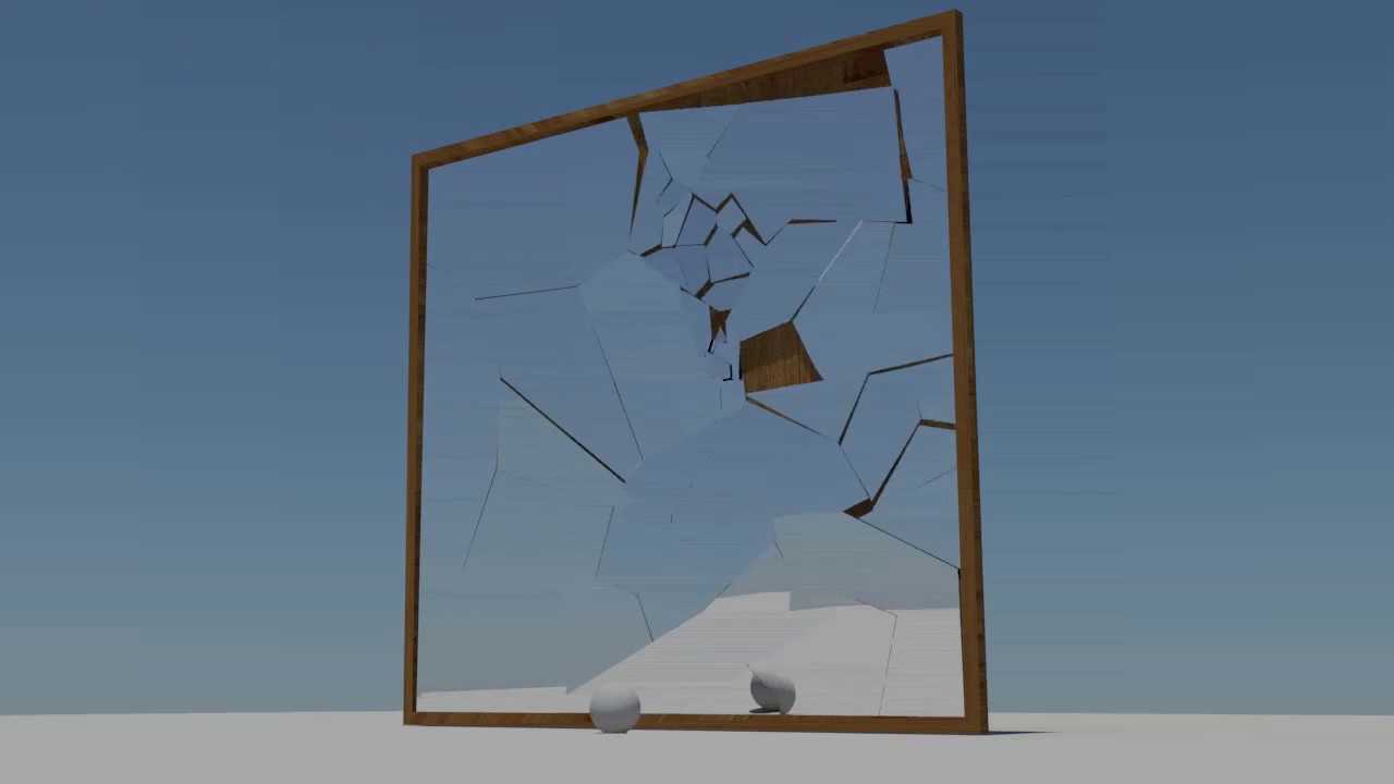 Braking a mirror animation - YouTube