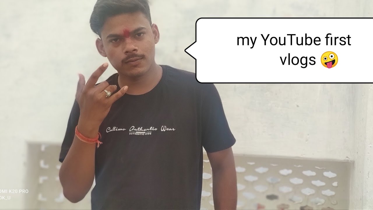 My First Vlog ️ My First Vedio On Youtube Alok Bhargav Vlogs Vlogs Elvishyadav Youtube