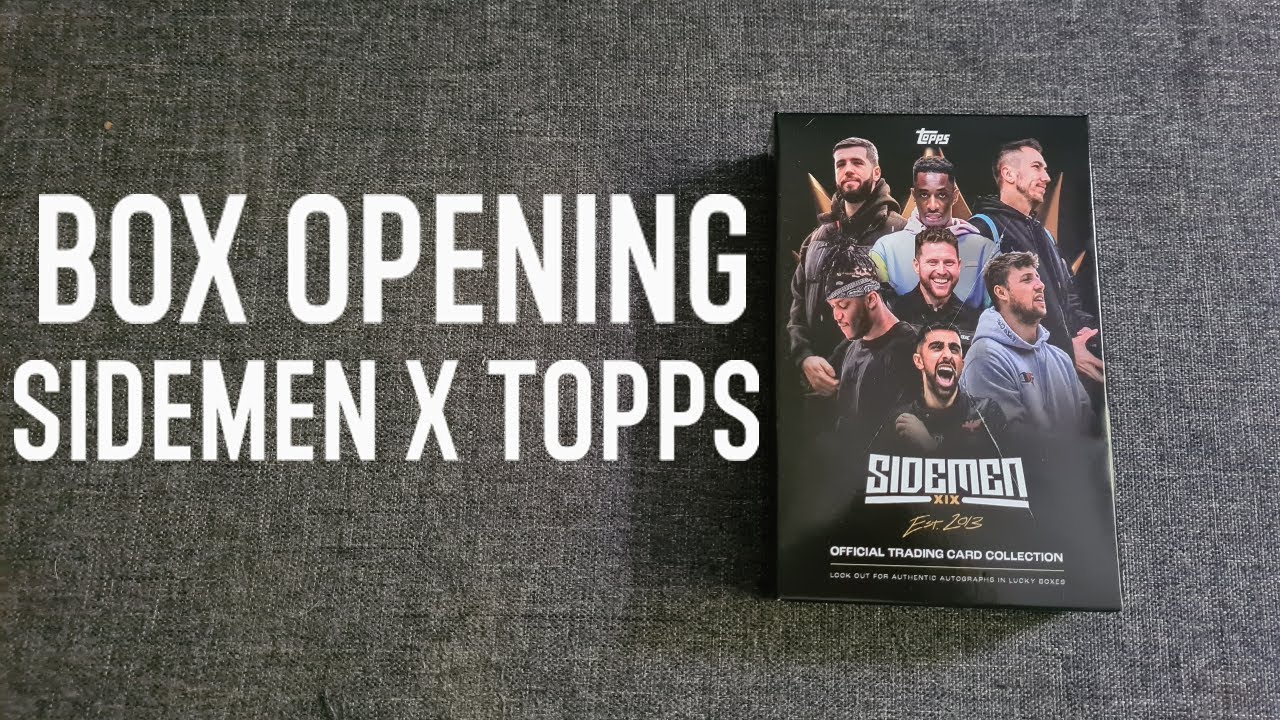 Sidemen Trading Cards!!! Topps x Sidemen Box Opening - YouTube