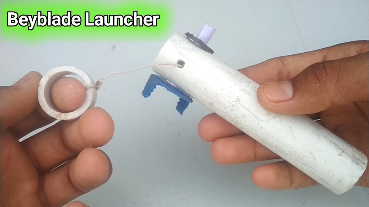 How To Make Beyblade Launcher at home || Beyblade Launcher - YouTube