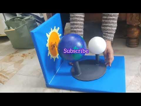 Solar eclipse model ,Dm to get your customized models @projects ...