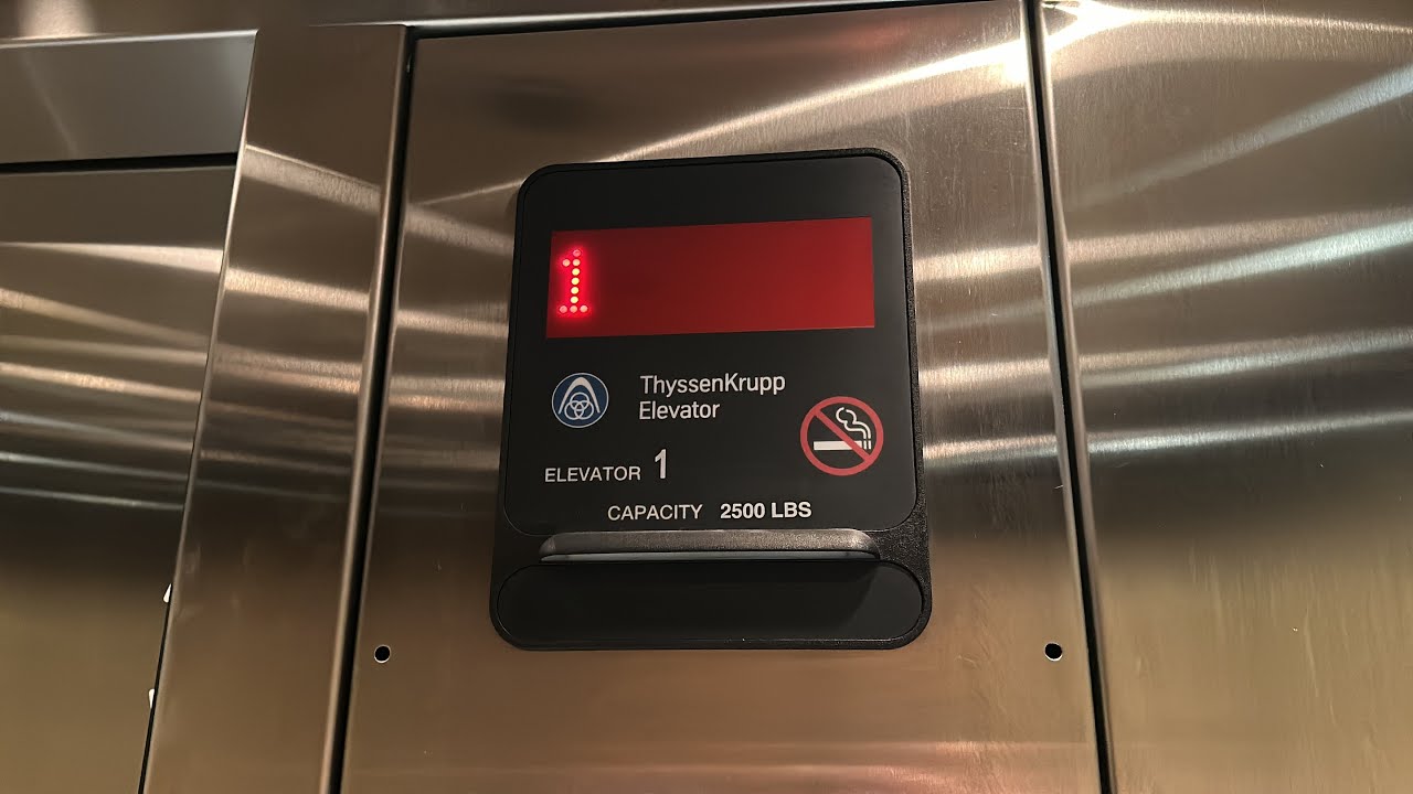 TK Hydraulic Elevator at Cass Communication Building- University of Tampa- Tampa, FL, USA - YouTube