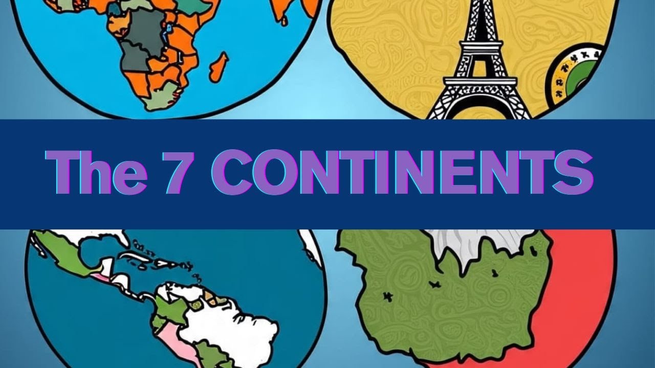 Explore the 7 Continents! 🌎 Easy Learning for Kids - YouTube