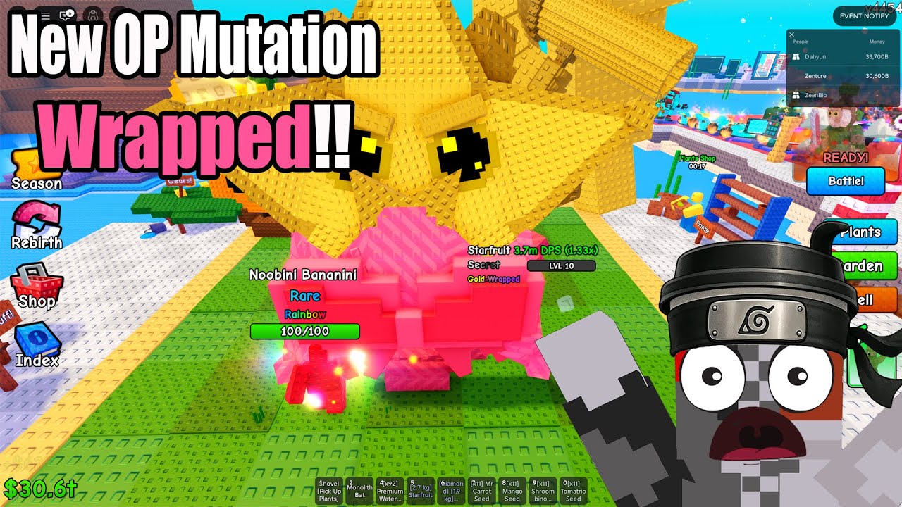 The New Super OP Mutation "WRAPPED"!! Plants Vs Brainrots (Tagalog ...