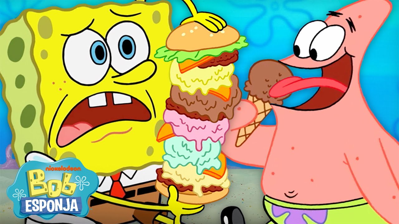 Bob Esponja | 40 Minutos de SORVETE 🍦 | Bob Esponja em Português - YouTube