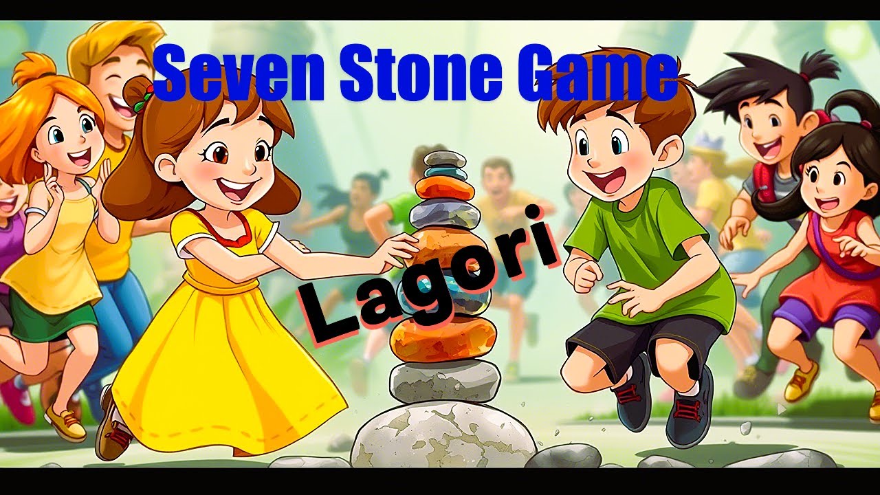 Kids Games -Seven Stones -Lagori ! - YouTube