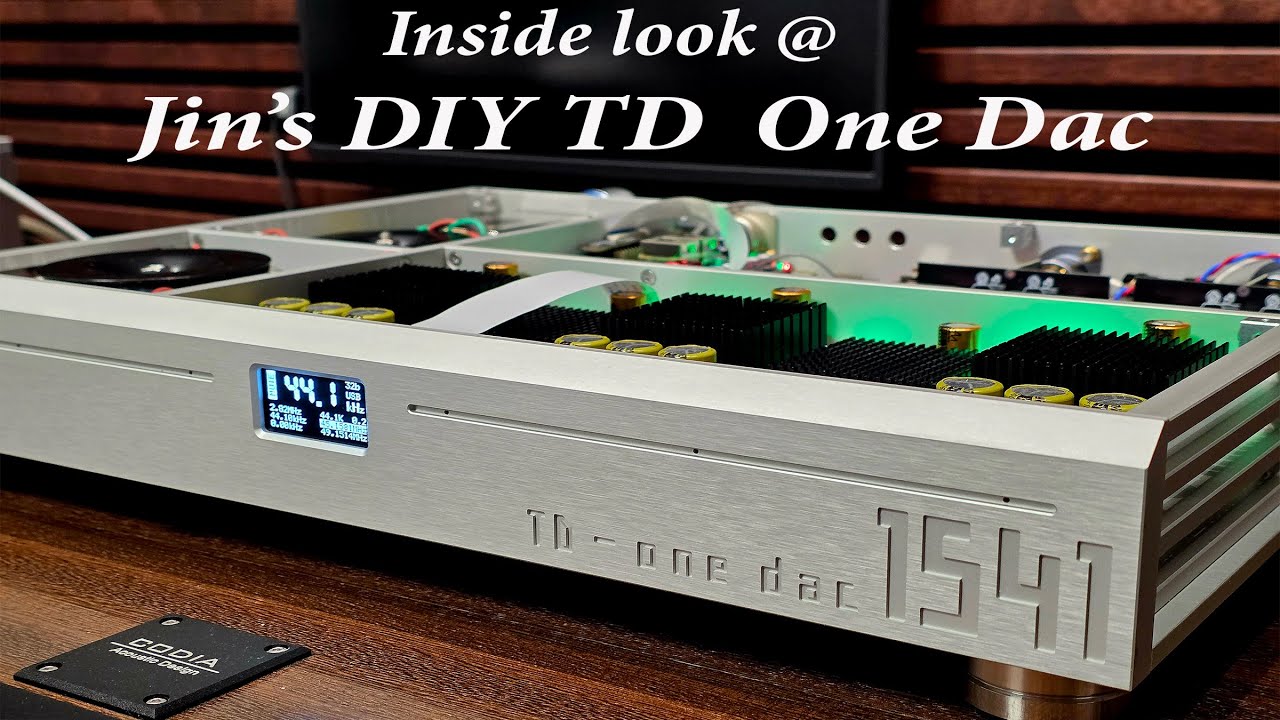 Jin's DIY Ultimate design Dac with Gabster TD1 and IanCanada - YouTube