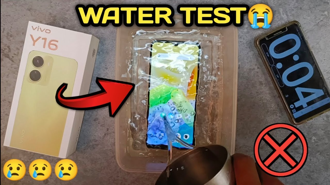 Vivo Y16 Water Test | Vivo Y16 Durability Test In Hindi - YouTube