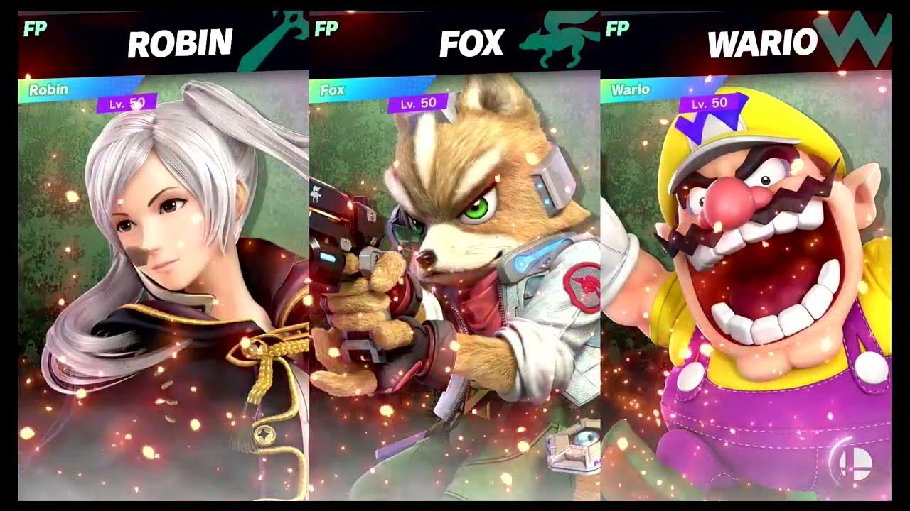 Super Smash Bros Ultimate Amiibo Fights EX Robin vs Fox vs Wario - YouTube