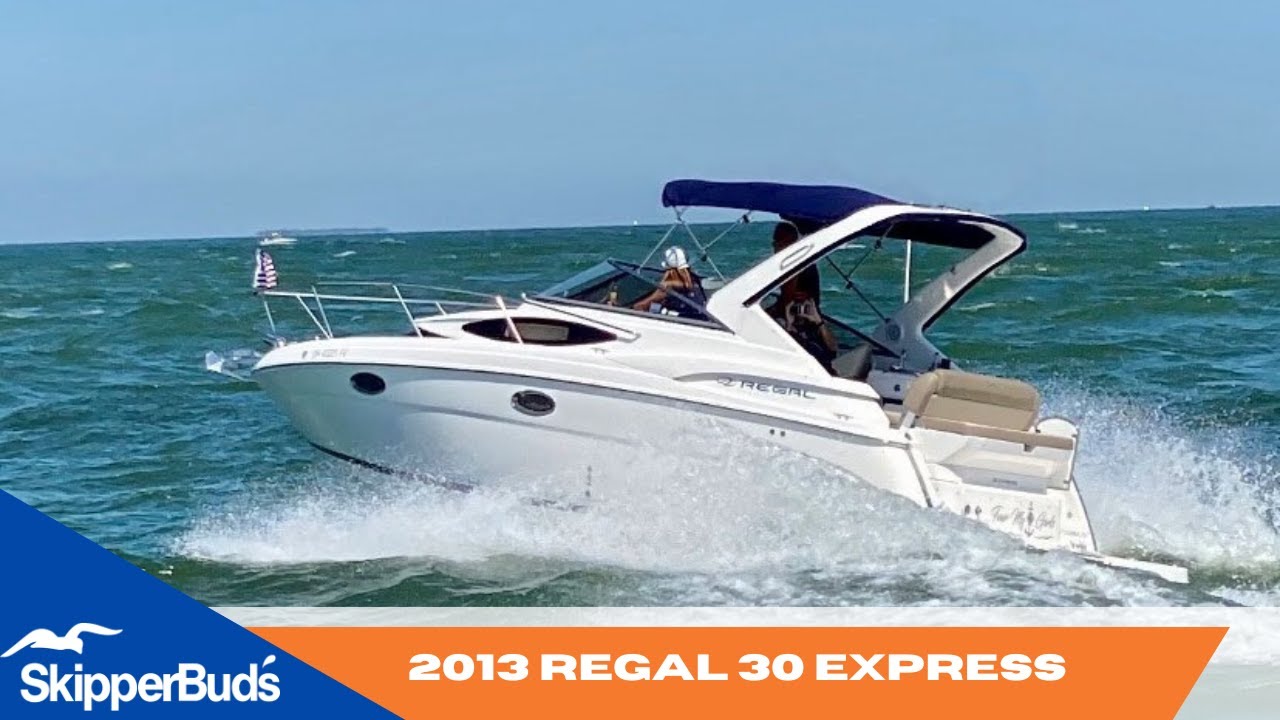 2013 Regal 30 Express Boat Tour SkipperBud's - YouTube