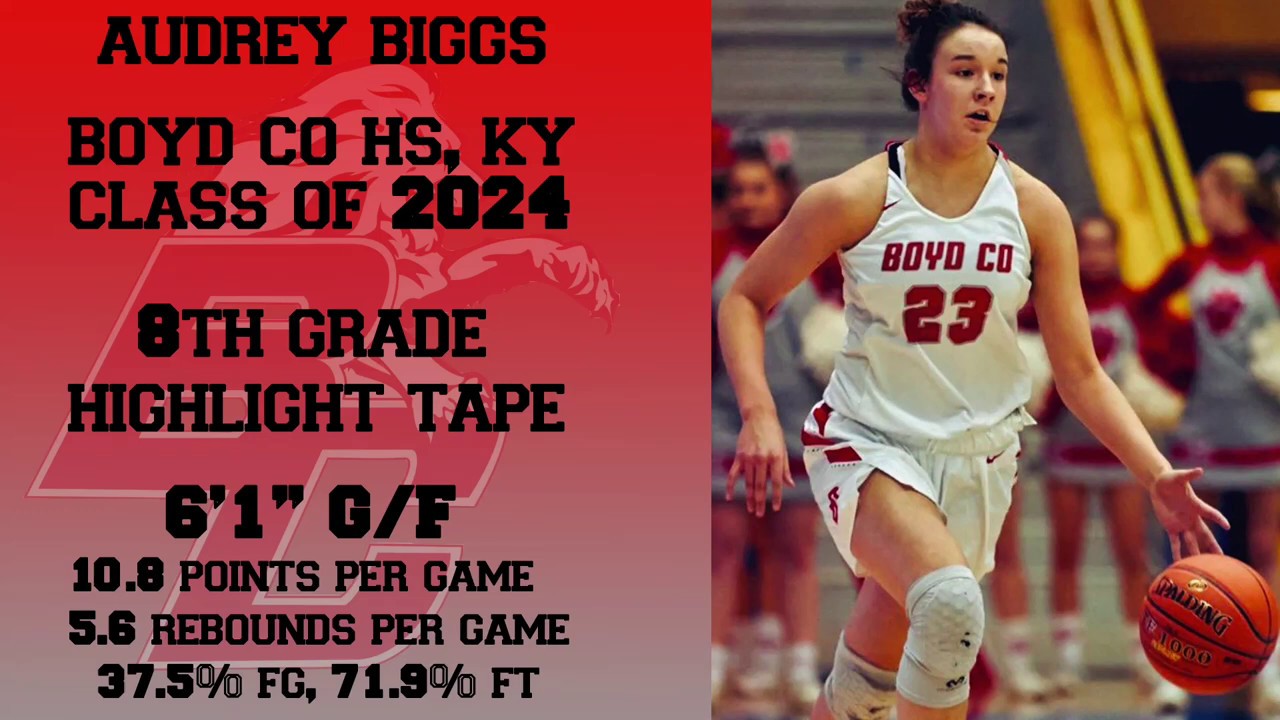 Audrey Biggs Boyd County HS Class of 2024 8th Grade Highlight Tape ...