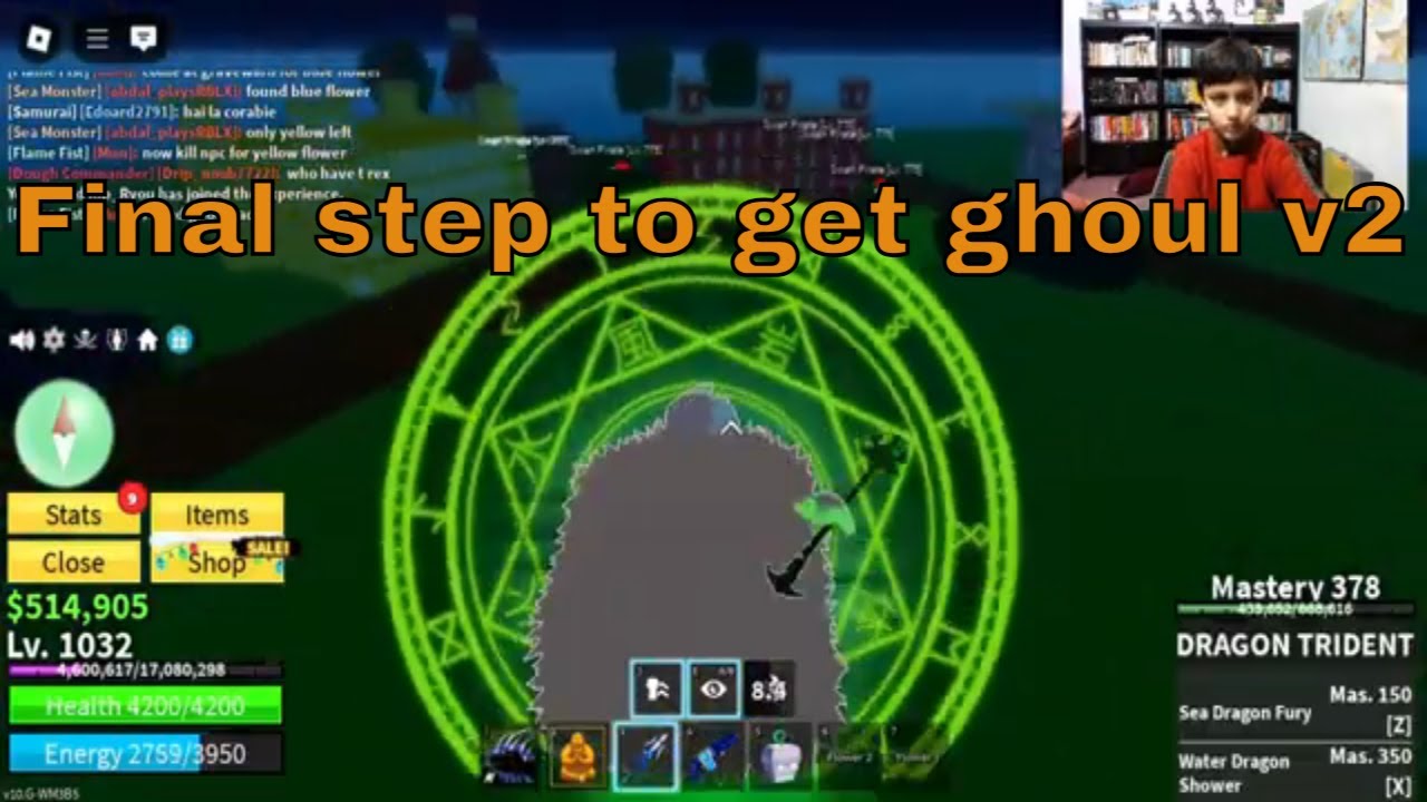Finally got ghoul v2 in blox fruits | Abdal Plays | #47 - YouTube