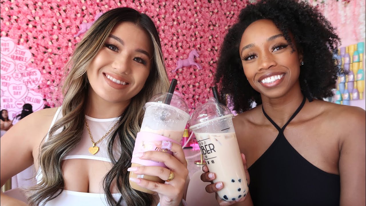 COME WITH ME TO THE CUTEST BOBA CAFE 🧋💖 | VLOG #5 - YouTube