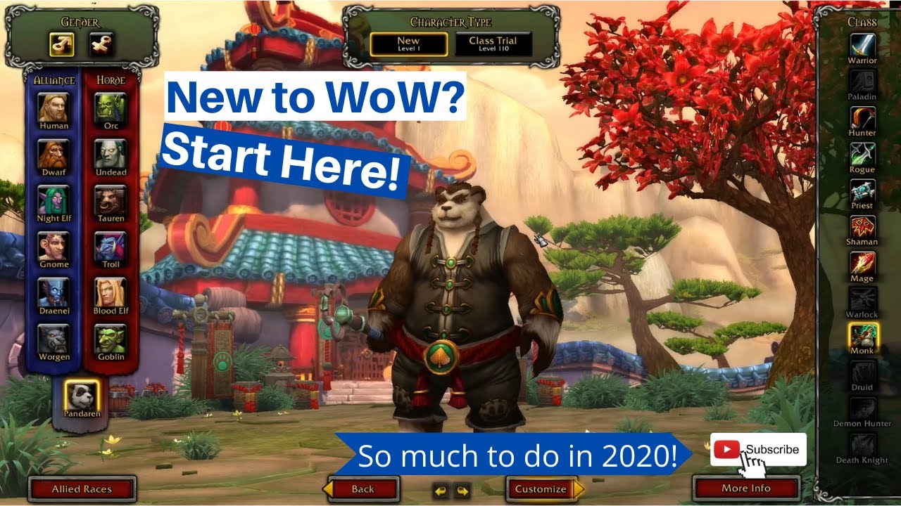 How to: Get started in WoW 2020! Beginners guide - YouTube
