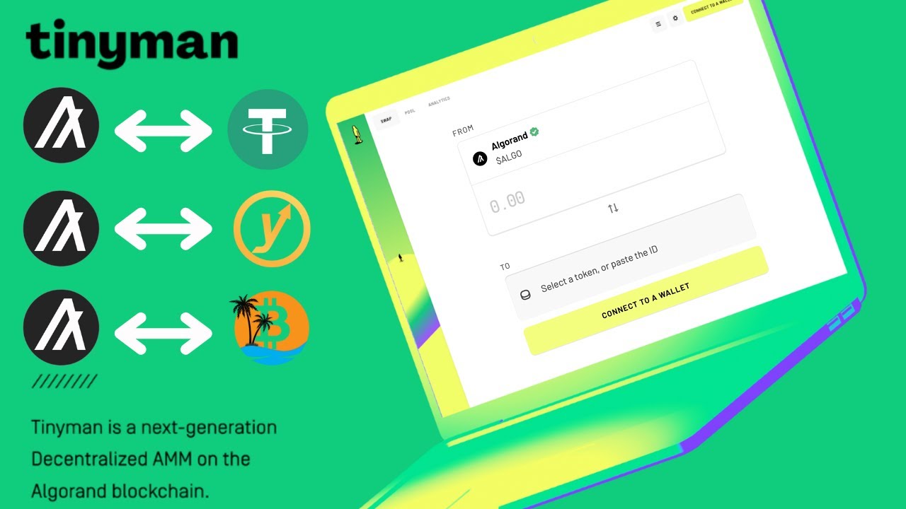 DeFi on Algorand: Introducing The Tinyman Decentralised Exchange - Create & Trade Your Algo ...