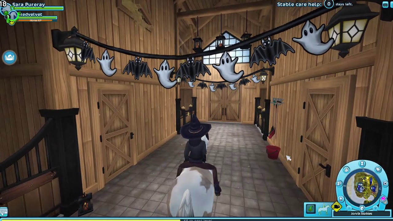 Some spooky stuff in the Halloween Home Stable | Star Stable - YouTube