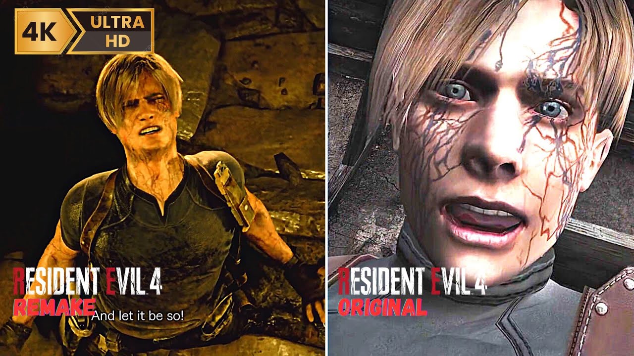 Resident Evil 4 Remake 3rd Trailer Comparison 4K - YouTube