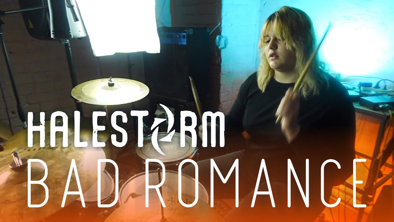 "Halestorm”- Bad Romance (Lady Gaga) | DRUM COVER" - YouTube