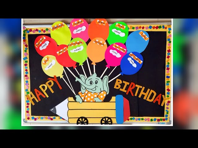 Poster Board Ideas For Birthday