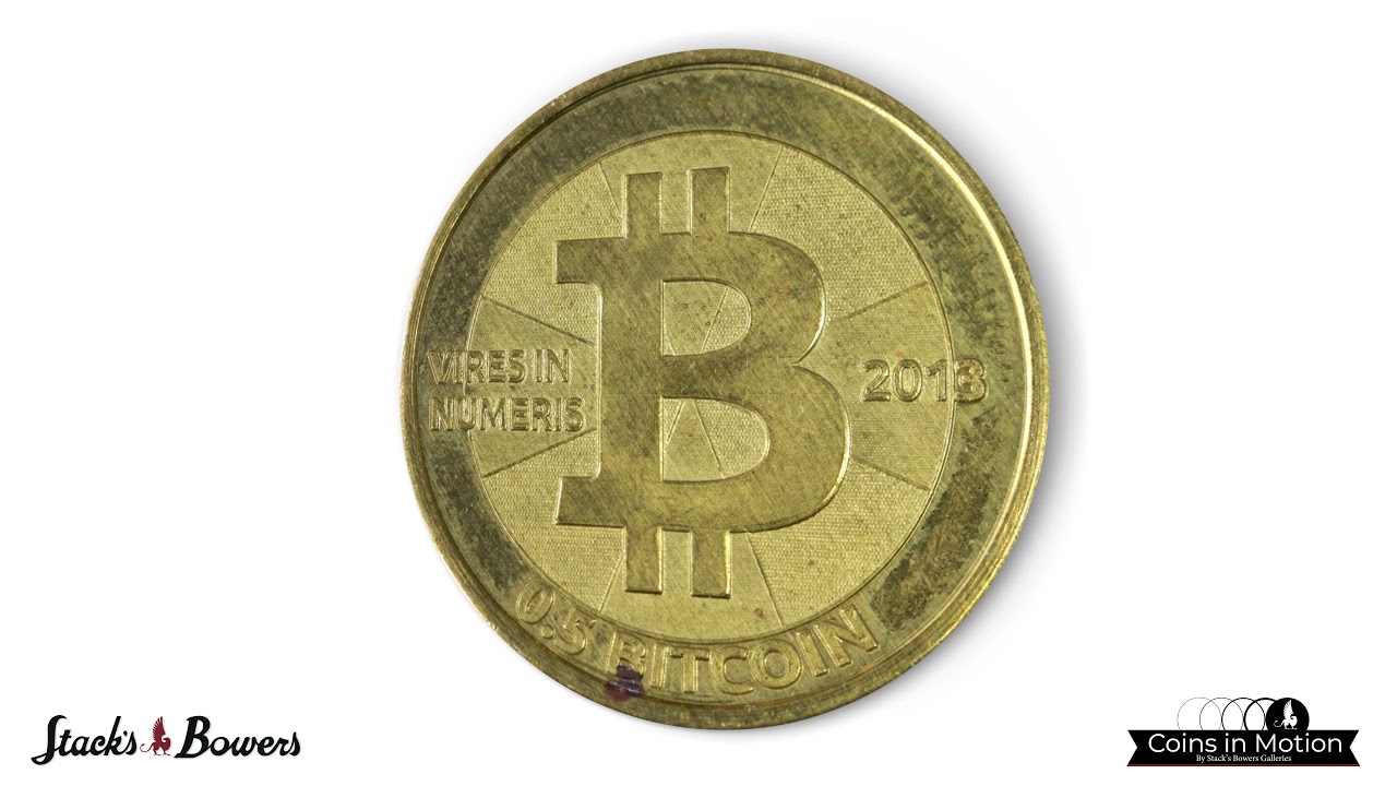 An Unredeemed, Loaded Brass 2013 Casascius 0.5 Bitcoin in PCGS MS-64 ...