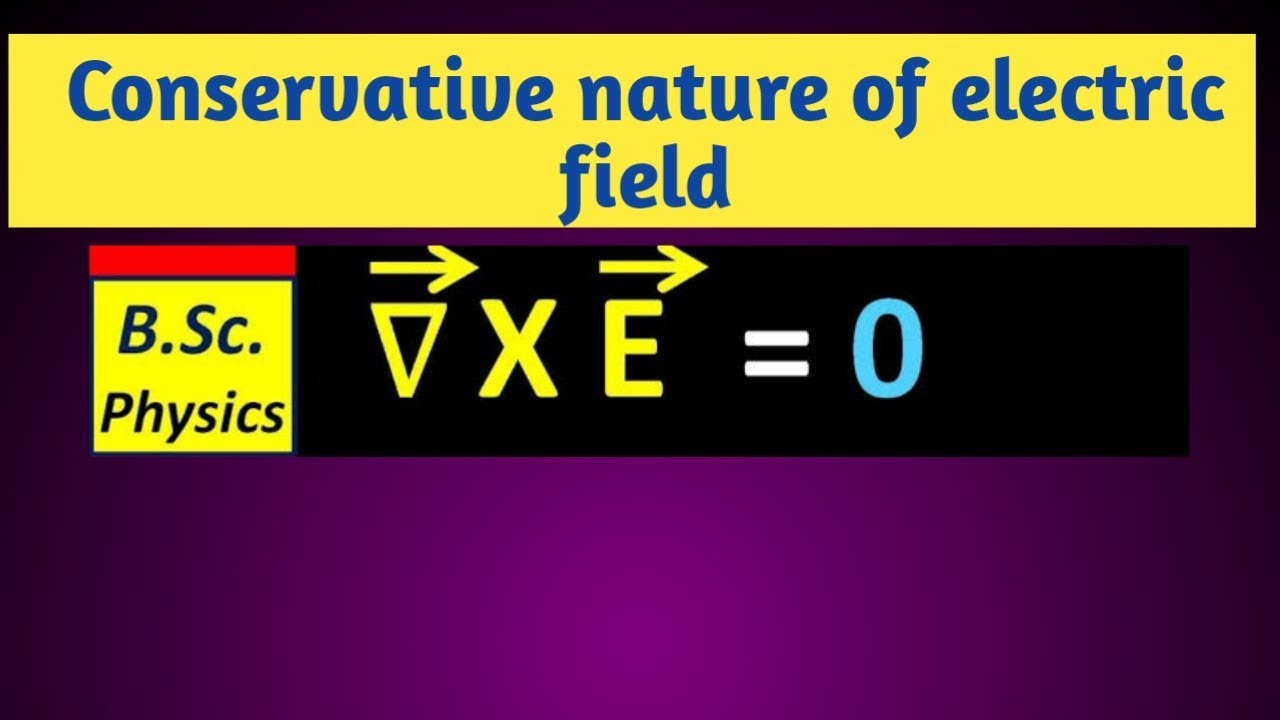 Conservative nature of electric field - YouTube