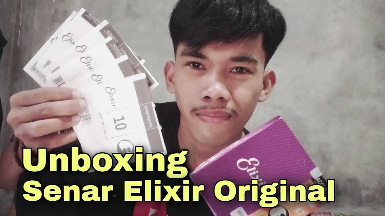 Unboxing Senar Gitar Elixir Original - YouTube