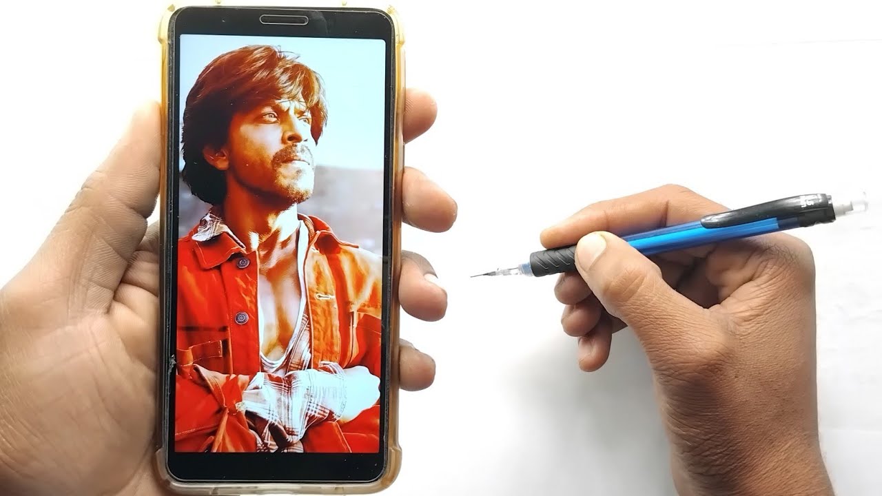 Dunki movie Shahrukh khan drawing, Step by step, Outline Tutorial - YouTube