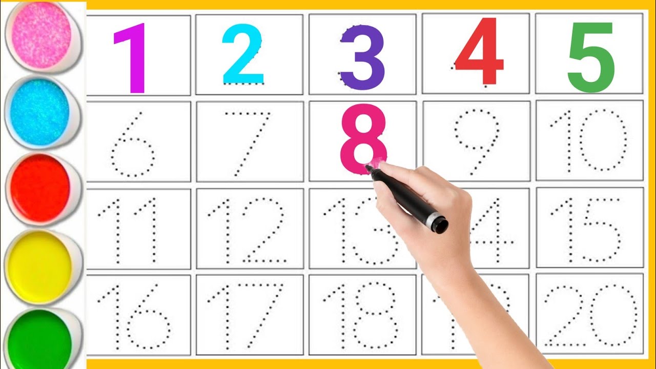 123456, Counting Number A for Apple, Preschool abc,Phonics one two ...