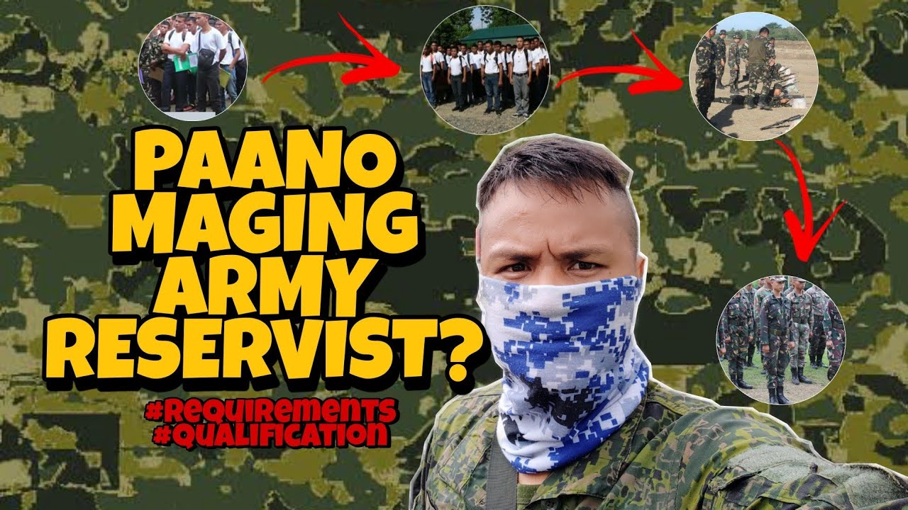 Paano maging Reservist | How to join Philippine Army Reserved | # ...