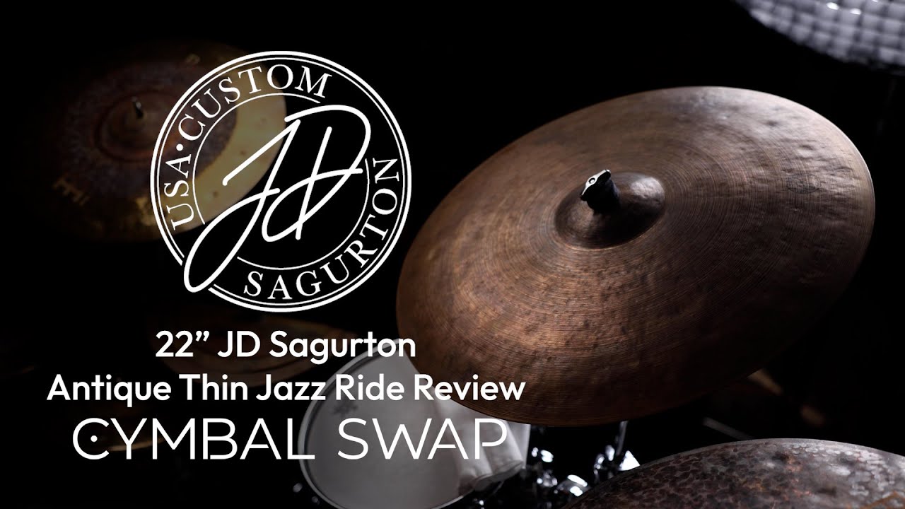 Cymbal Swap Cymbal Review - 22" JD Sagurton Antique Thin Jazz Ride ...