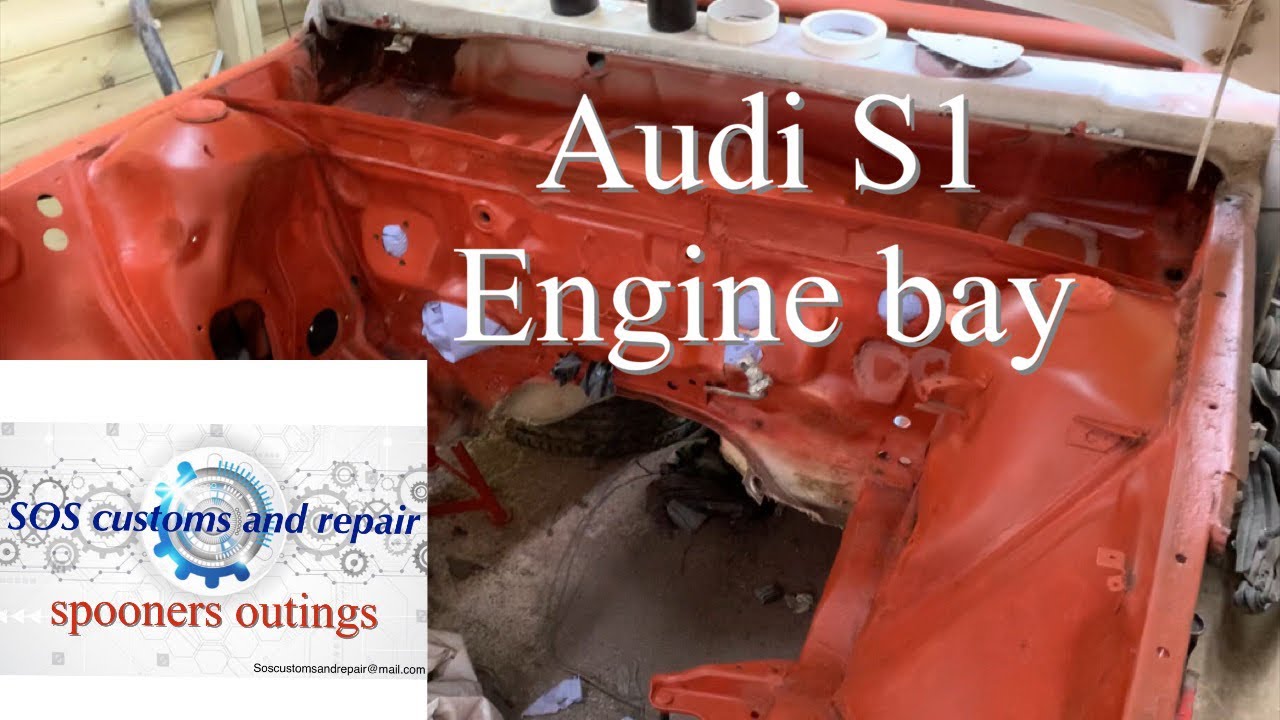 Audi Quattro s1 engine bay - YouTube