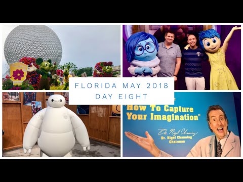 Walt Disney World & Florida Vlog - May 2018 - Day 8 - Epcot, Meeting Joy & Sadness and Baymax!