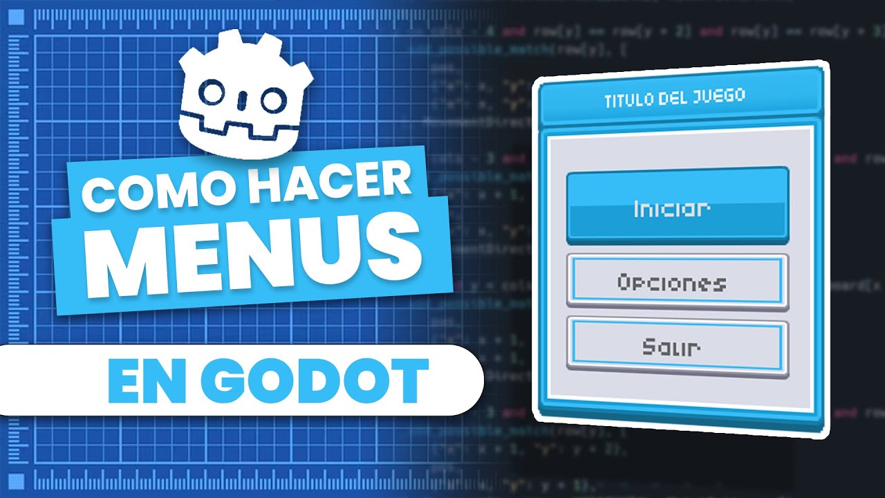 Cómo Hacer Menús en GODOT 4 (Interfaz de Usuario) - YouTube