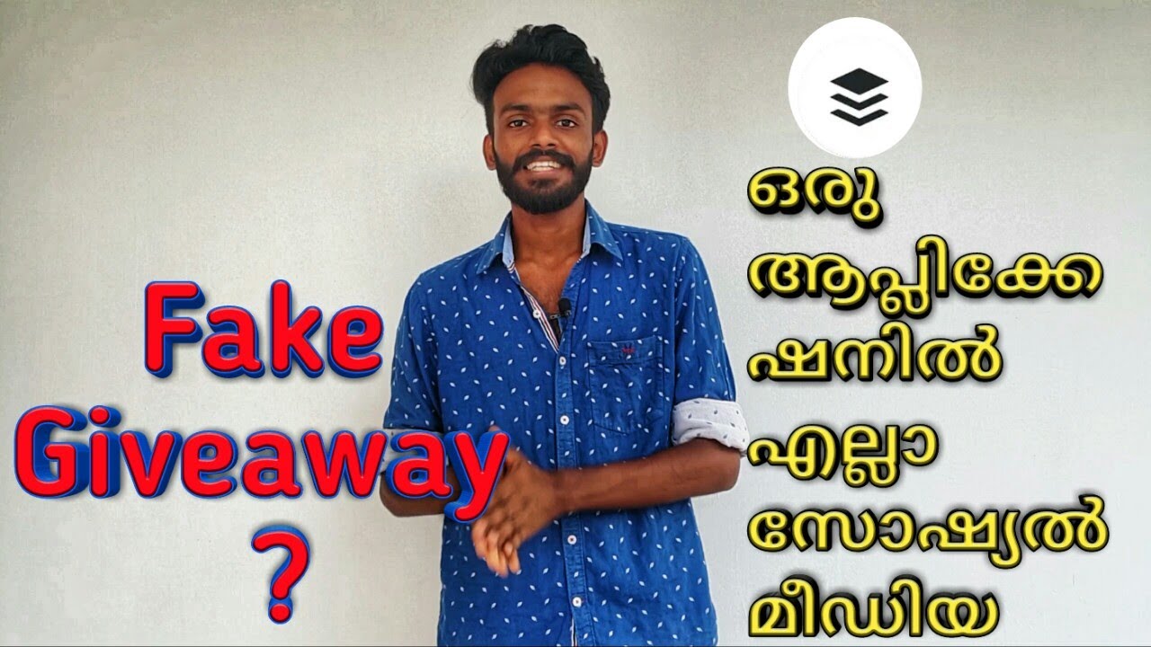 Fake Giveaway ? || Manage all social media apps in one !!! - YouTube