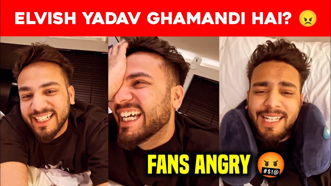 Elvish Yadav Ghamandi Ho Gaya Hai? 😡 Fans Angry | @ElvishYadavVlogs ...