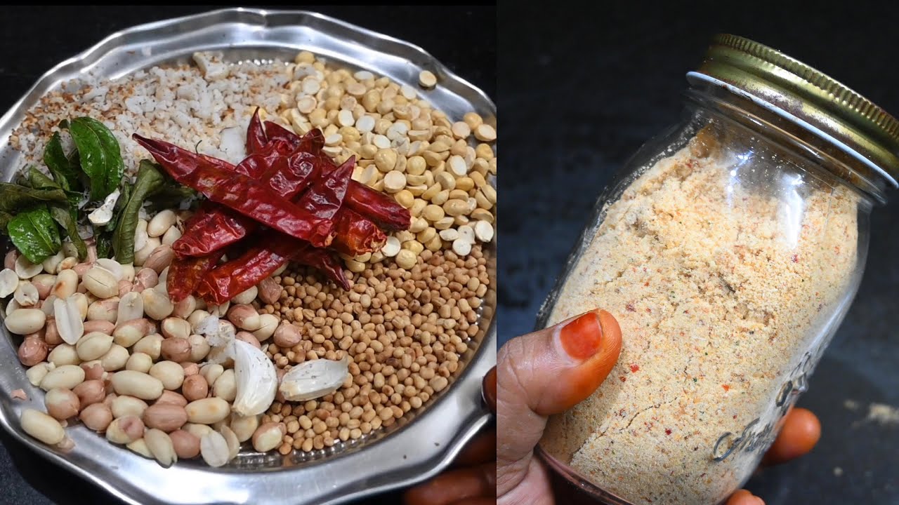 Ready made Chutney Powder | Instant Chutney Recipe | Chutney Podi ...