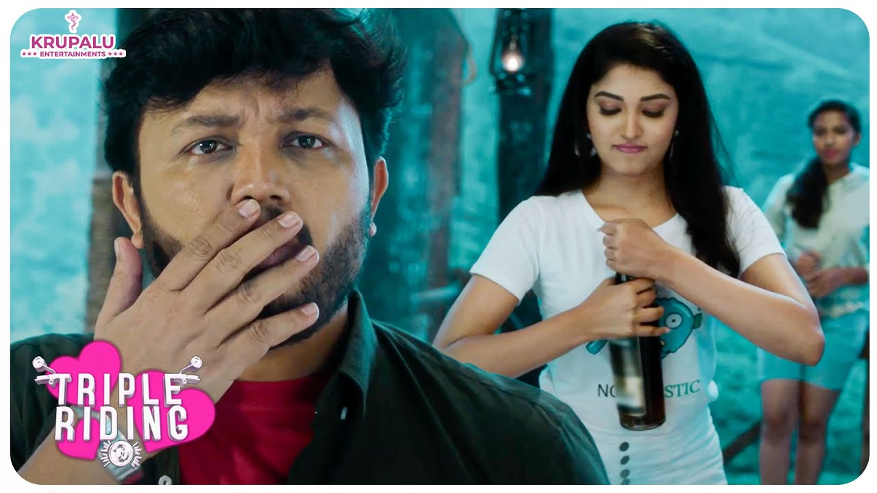 You Have To Be In Trend..! | Triple Riding Movie Scene | Ganesh ...