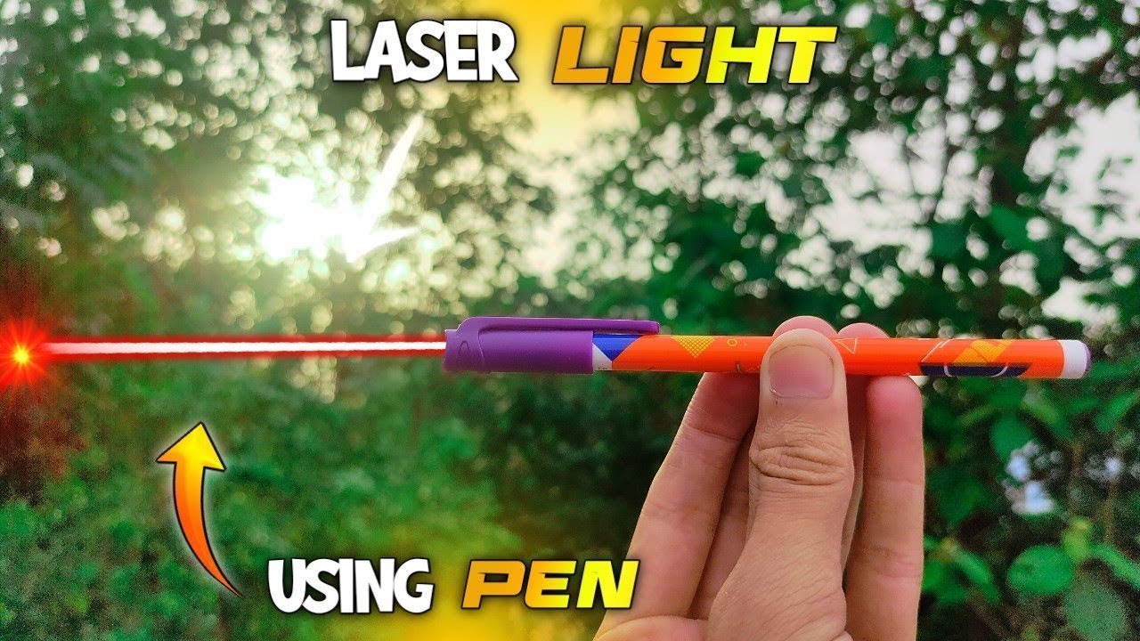 How to make a easy laser light at home | how to make a laser light ...