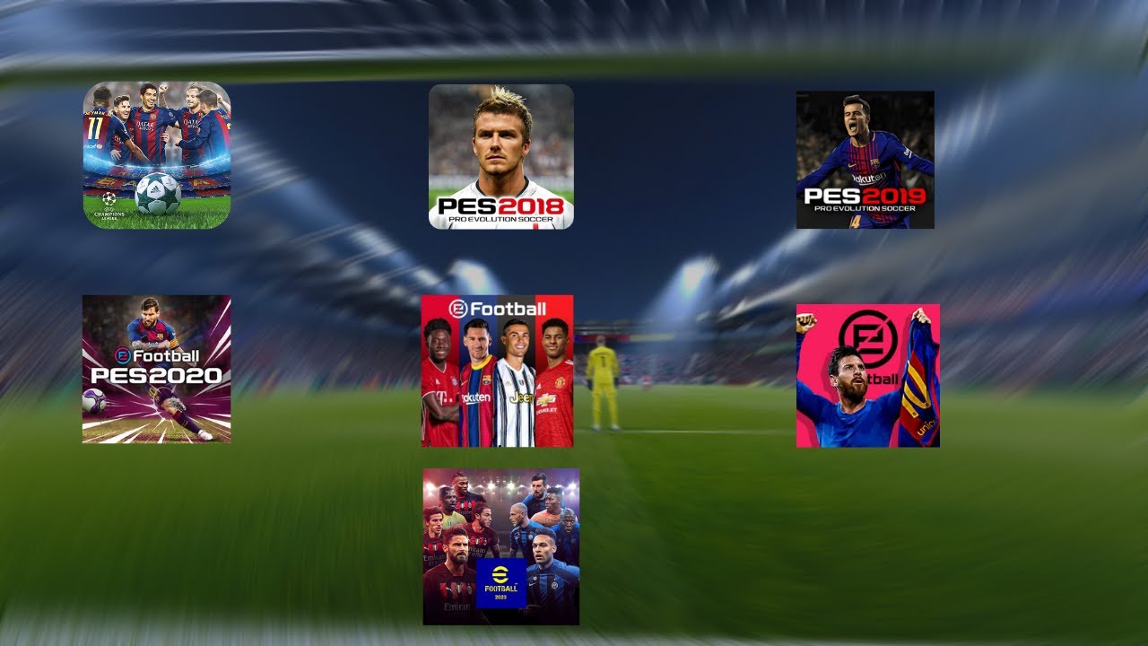 Evaluation of Pes mobile Pes 17,18,19,20,21,Efootball 22,23 - YouTube